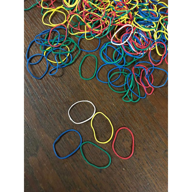 1½” Getah Rubber Band – Mixed Color 500g (Good Quality) – Thick – Tapau ...