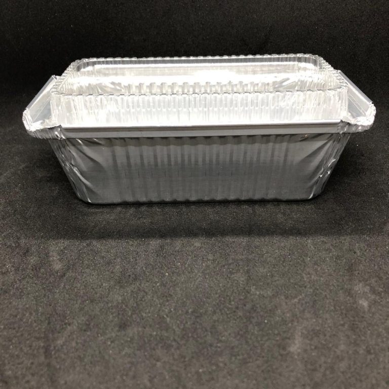 TAPAU – [ 4571-P ] 5 PCS ALUMINIUM FOIL TRAY WITH LID 4571-P ( RECTANGULAR ) – Tapau Packaging