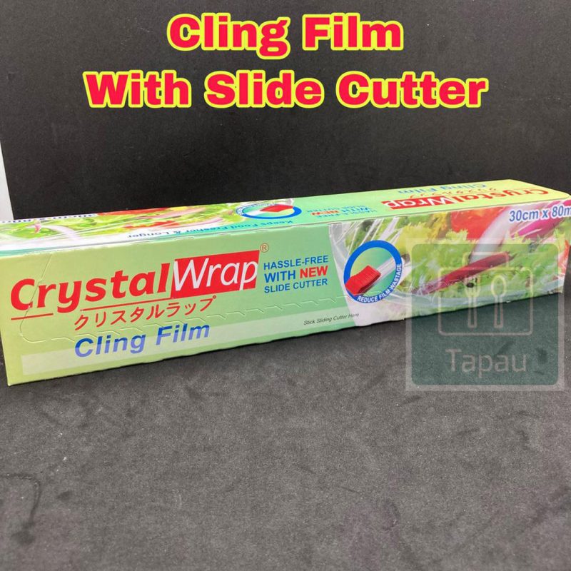 TAPAU – Crystal Wrap Catering Film – 12 inch ( 300mm ) x 80meter [ Food ...